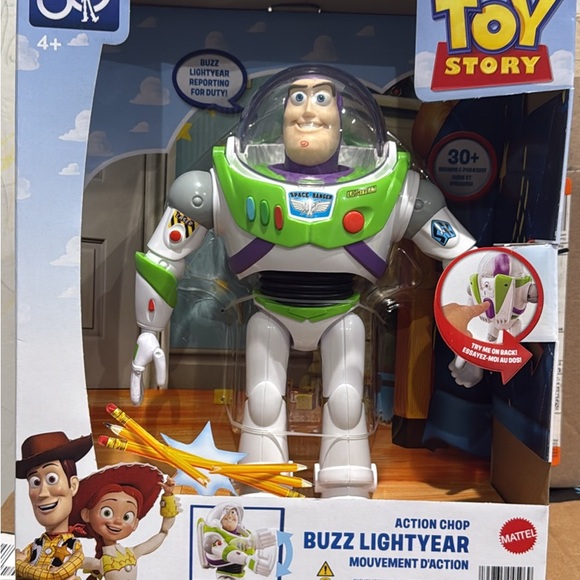 Mattel | Toys | Mattel Buzz Lightyear Action Figure White Green Playset ...